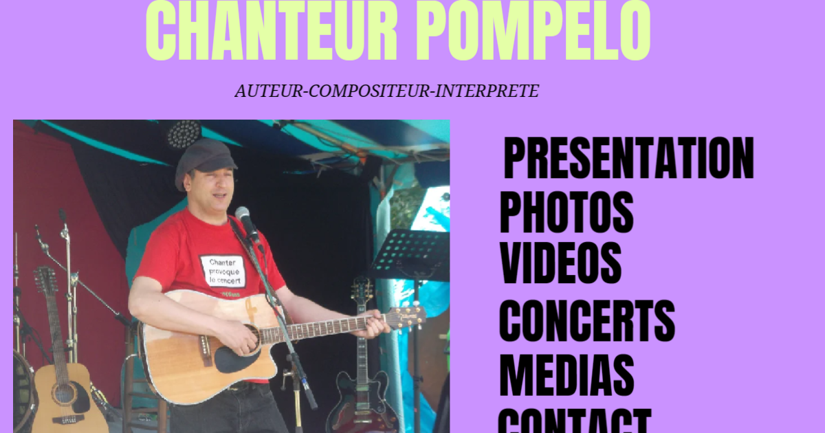 Copie de Purple Colorful Blocks Music Bio Link Website